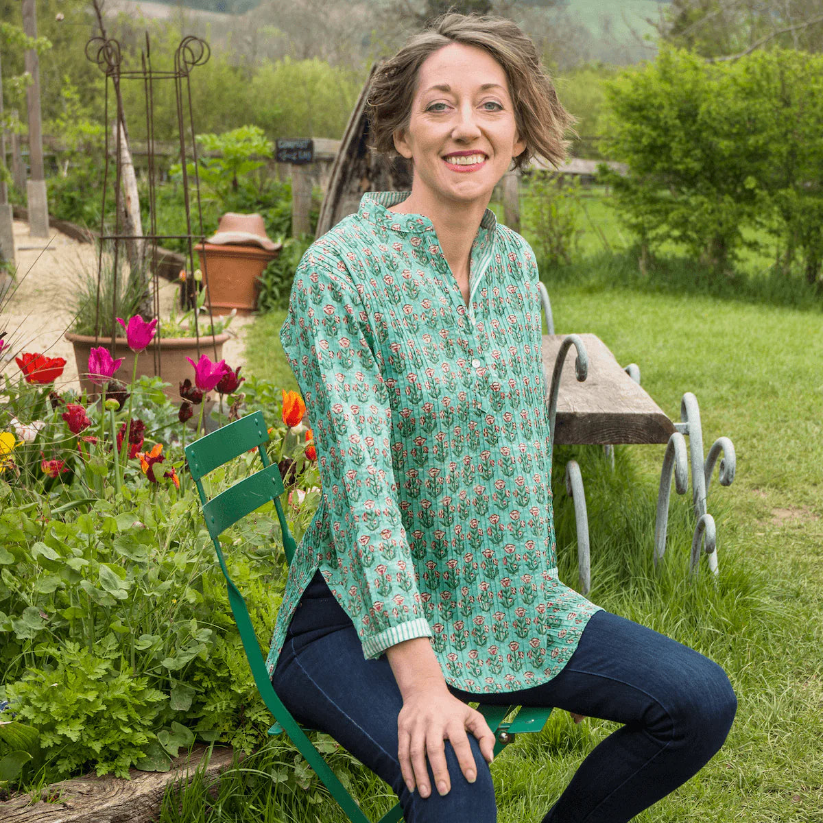 Pintuck Cotton Top | A Wardrobe Staple | Tania Llewellyn Designs