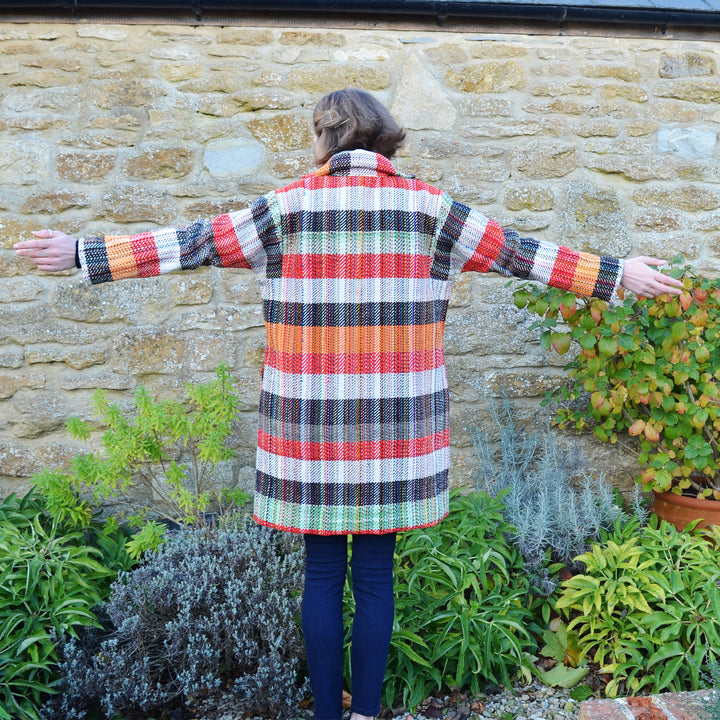 'Hope' Pure Wool Jacket / Clementine / Small – Tania Llewellyn Designs 'Hope' Pure Wool Jacket / Clementine / Small – Tania Llewellyn Designs